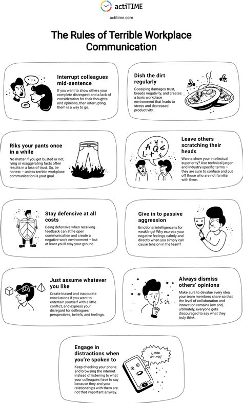 The Dos And Dont Of Workplace Communication Infographics