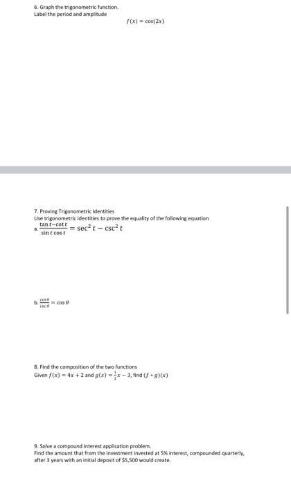 Solved 1 Find The Difference Quotient Given A Function Let