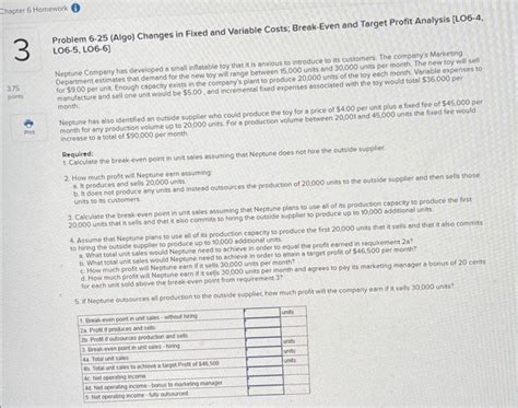 Solved Chapter 6 Homework 3 Problem 6 25 Algo Changes In Chegg Com