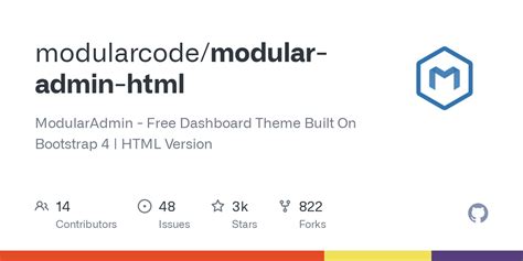 Github Modularcodemodular Admin Html Modularadmin Free Dashboard Theme Built On Bootstrap