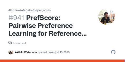 Prefscore Pairwise Preference Learning For Reference Free