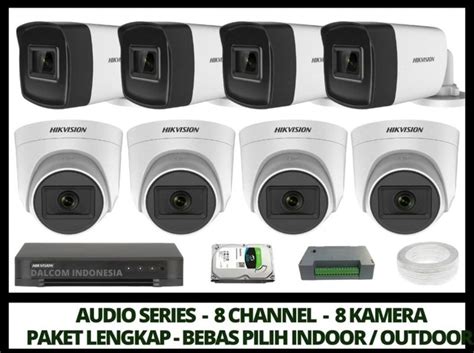 Paket Cctv 8 Camera Hdd 1 Tb Audio