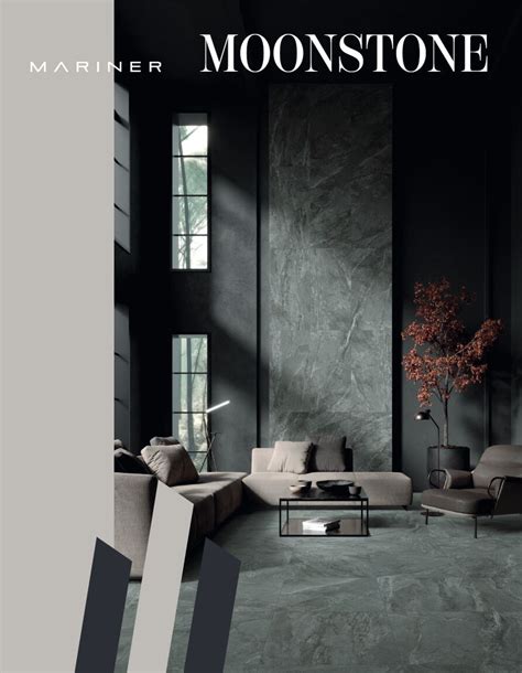 Moonstone Dark Porcelain Stoneware Wall Floor Tiles With Stone Effect