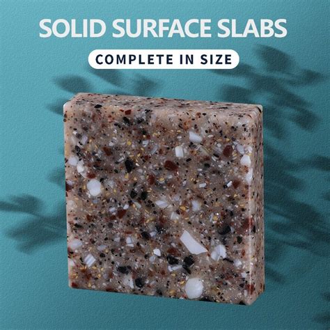 Flexible Acrylic Sheet Cultured Composite Stone Solid Surface Big Slabs