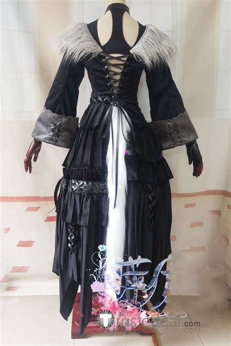 Final Fantasy Xiv Ff14 Yshtola Rhul Black Mage Cosplay Costumes