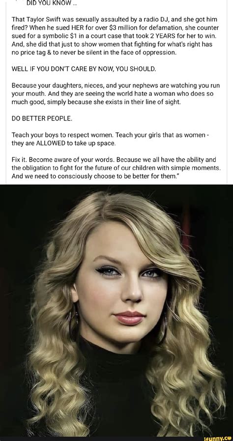Did You Know That Taylor Swift Was Sexually Assaulted By A Radio Dj