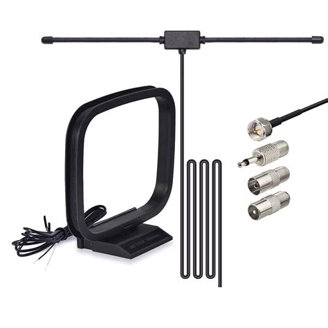 Eightwood Indoor Amfm Dipole Antenna With Coaxial For Home Stereo