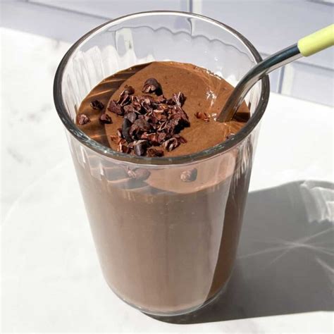 Chocolate Smoothie With Almond Milk Feasty Travels