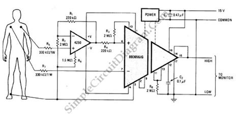 Heart Monitor Ecg Sensor Signal Amplifierconditioner Simple