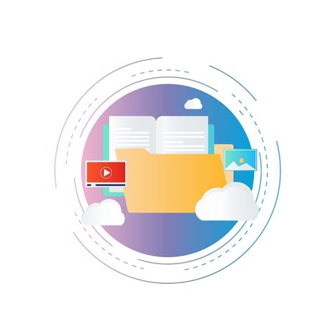 Premium Vector Cloud Computing Gradient Color