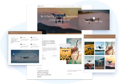 At Aerial Responsive Drone Shop Joomla Template Age Themes