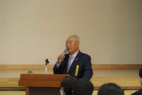 高崎市立第一中学校にて武井社長が講演をしました！ 株式会社 ボルテックスセイグン