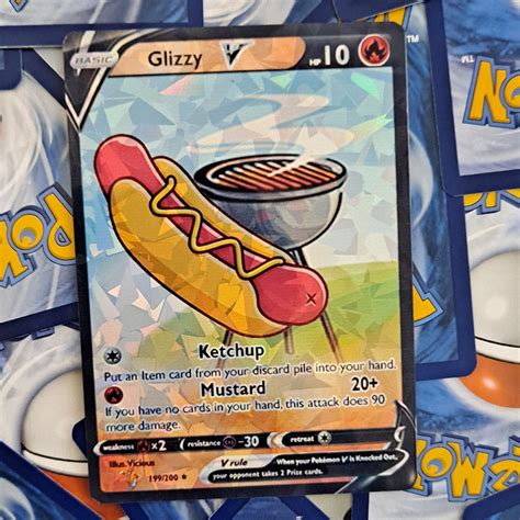 Glizzy Pokemon Card Etsy