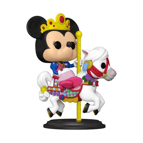 Buy Pop Minnie Mouse On Prince Charming Regal Carrousel At Funko