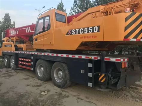 Hot Selling Second Hand Sany Stc550 55ton Truck Crane Cheap For Sale 55