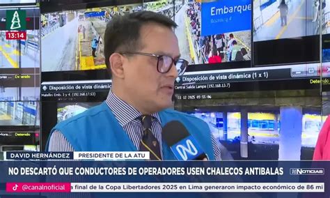 Atu No Descarta Uso De Chalecos Antibalas Por Parte De Choferes Canal N