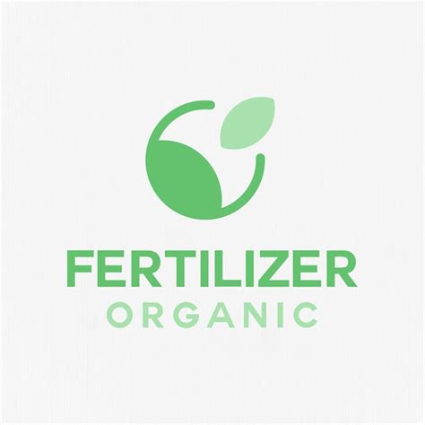 Premium Vector Simple Organic Fertilizer Logo Design