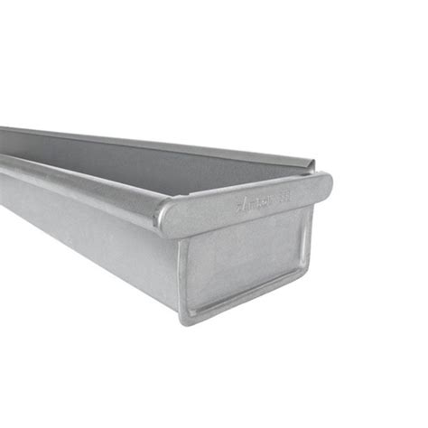 Alumasc Infinity Steel Box Gutter X 1m With Right Hand Stop End