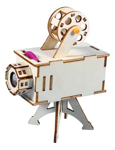 Wooden Building Kits Projector Small Inventions Developing Mercadolivre