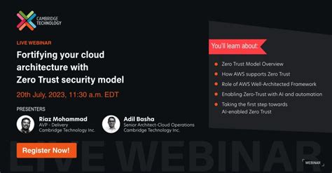 Zerotrust Zerotrustsecurity Cybersecurity Livewebinar