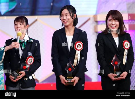 L R Nana Takagi Miho Takagi Ayano Sato JANUARY The Rd TV Asahi BIG SPORTS