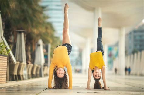 Gymnast Sisters Photoshoot In Malaga