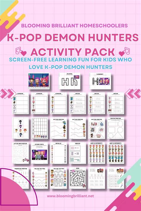 Kpop Demon Hunters Activity Pack Where Music Meets Learning Magic