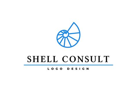Shell Logo Ocean Seashell Sea Marine A Branding And Logo Template By