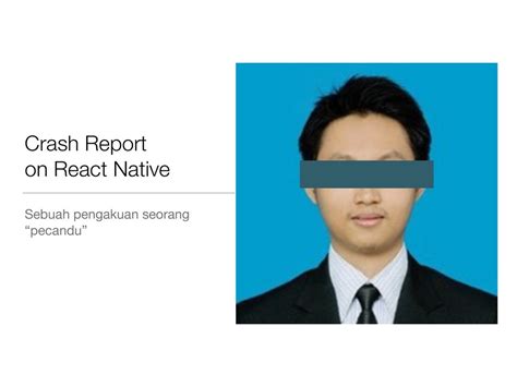 Crash Report On React Native Speaker Deck