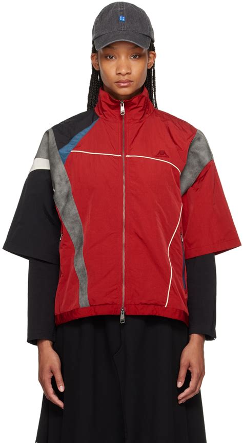 Buy Ader Error Milos Jacket Red At 35 Off Editorialist