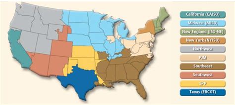 Us Electric Power Markets Courtesy Of Federal Energy Regulatory