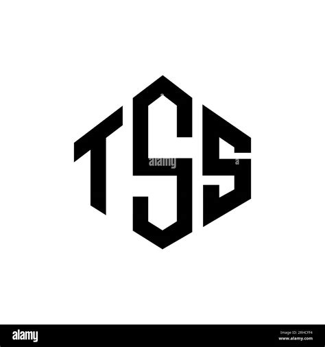 Tss Letter Logo Design With Polygon Shape Tss Polygon And Cube Shape