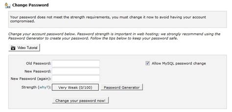 RevTI Web Hosting Indonesia Update Password Di Cpanel