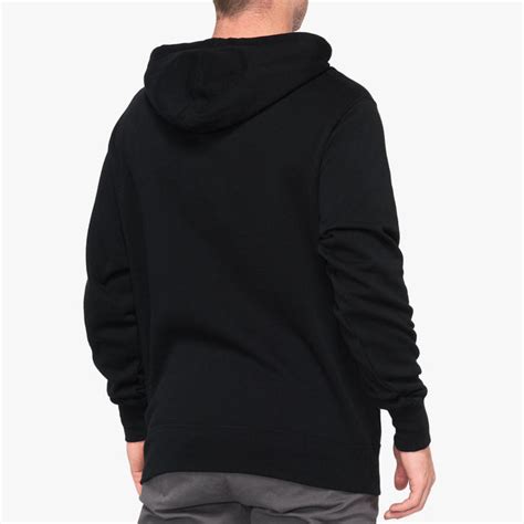 100 Icon Fleece Pullover Hoodie Black Jandr Bicycles Inc