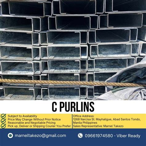 C Purlins Commercial And Industrial Industrial Equipment On Carousell