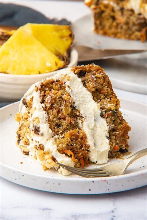 Carrot Pineapple And Coconut Cake