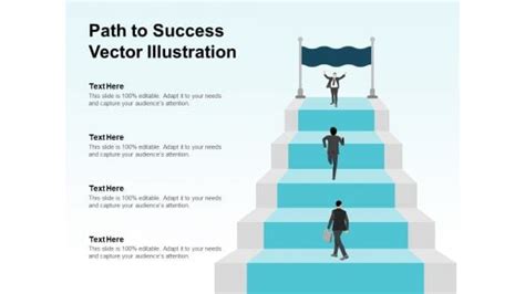 Path To Success Vector Illustration Ppt Powerpoint Presentation Model