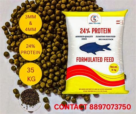 Pellets Pangasius Pangas Fish Feed Perfect Aqua Feeds 4mm 35kg