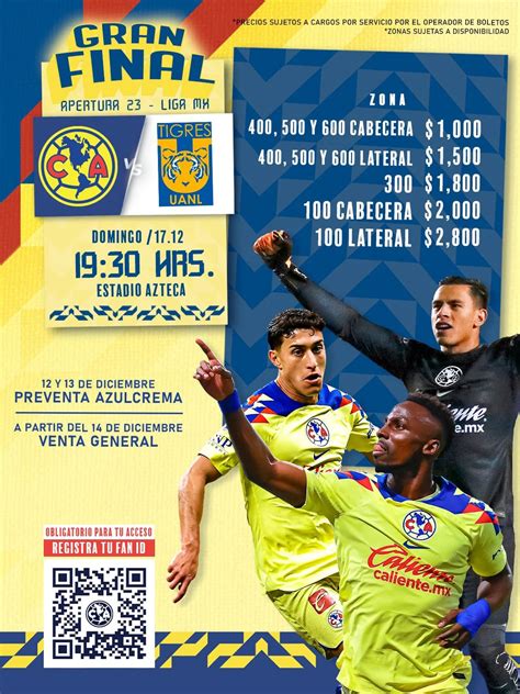 ¿impagables Revelan El Precio De Los Boletos Para La Final De América Vs Tigres En El Estadio