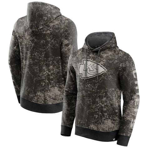 Pullover Hoodie Mens Kansas City Chiefs 2023 Salute To Service Black