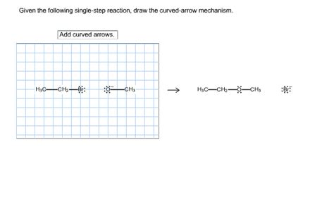 Solved Given the following single-step reaction, draw the | Chegg.com