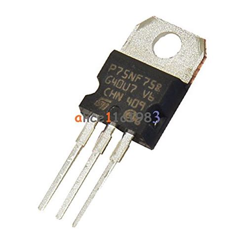 Generic 2PCS P75NF75 P75N75 STP75NF75 TO-220 transistor original ST ...
