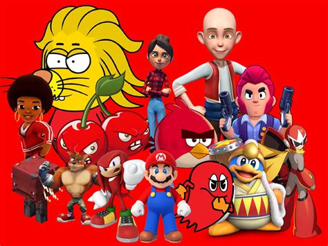 My Characters With Red Color By Efe101109 On Deviantart