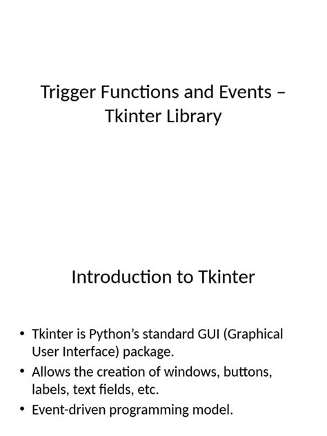Tkinter Event Handling Basics Pdf Button Computing Graphical