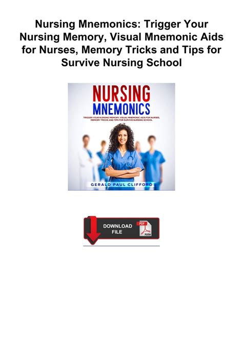 [pdf] ️download⚡️ Nursing Mnemonics Trigger Your Nursing Memory Visual Mnemonic Aids For