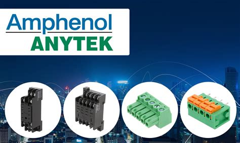 Amphenol Anytek Products In The Tme Catalogue Electronic Components