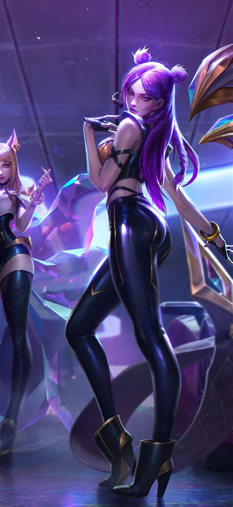 Kda Wallpaper 4k K Pop Ahri Akali Evelynn