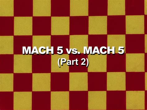 What Inspired The Making Of Mach Five Vs Mach Five Part 2 Scifi