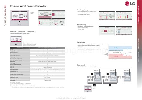 Lg Premium Wired Remote Controller Premta000 Tt Air Engineering