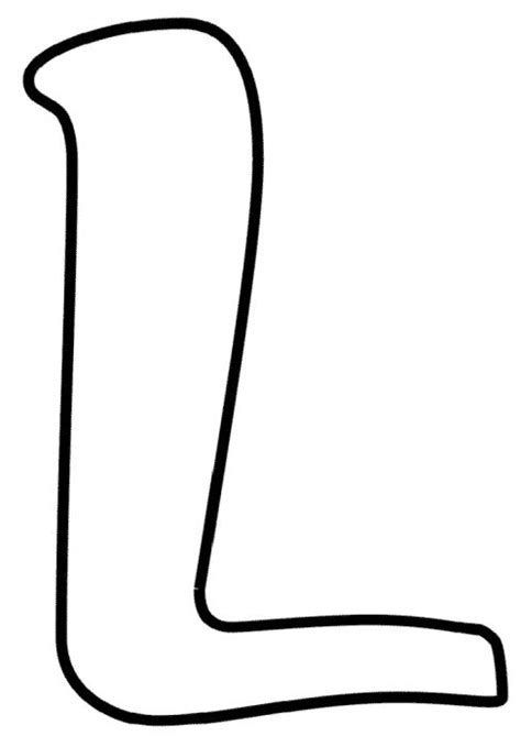 Printable Cursive Bubble Letter L Freebie Finding Mom Cursive
